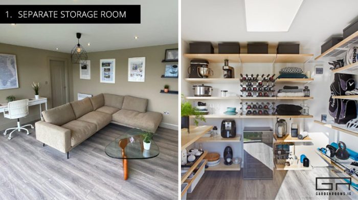 7 Storage Ideas For Your Garden Room | Garden Rooms Ireland
