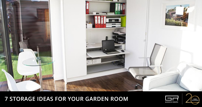 7 Storage Ideas For Your Garden Room | Garden Rooms Ireland